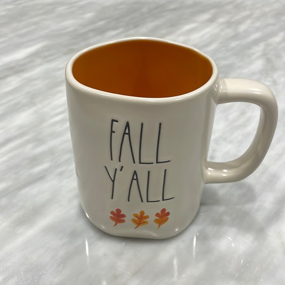 Rae Dunn | Kitchen | Rae Dunn Fall Yall Coffee Mug Fall Orange Inside 2 ...